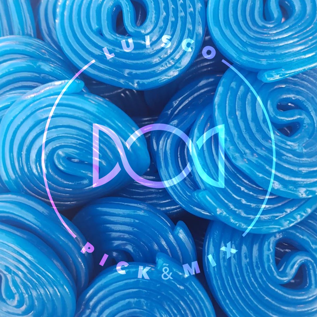 Blue Raspberry Wheels | Luisco Chocolate