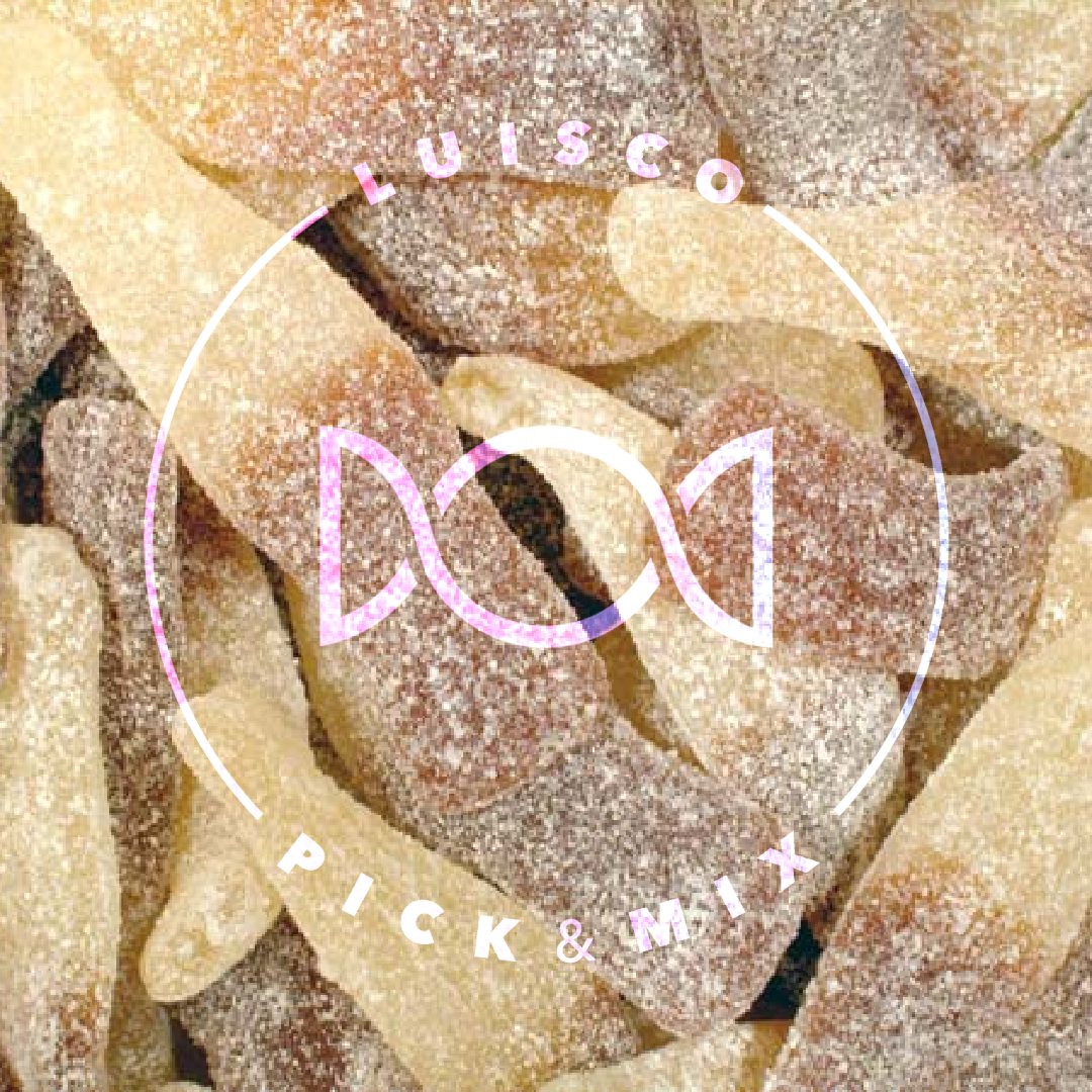 Large Fizzy Cola Bottles | Luisco Chocolate